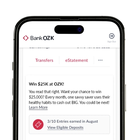 Bank OZK: Greater Savings | Bank OZK